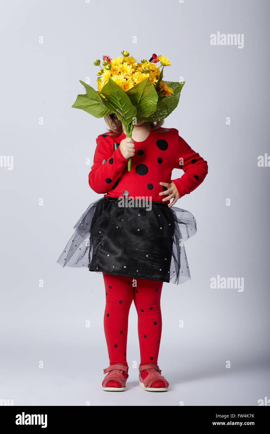 Blonde girl with ladybug hi-res stock photography and images - Alamy