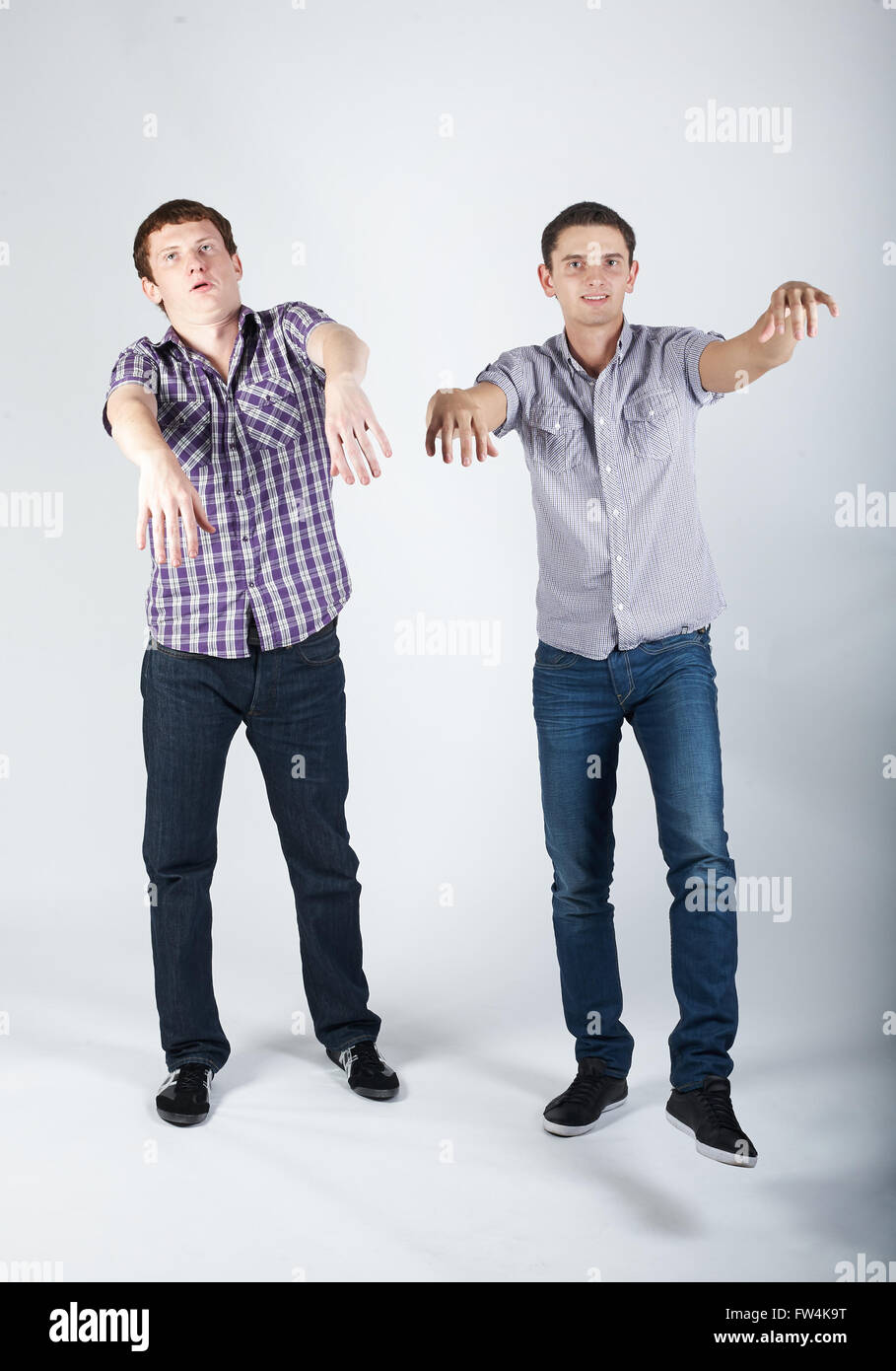 two funny boys fooling around Stock Photo - Alamy