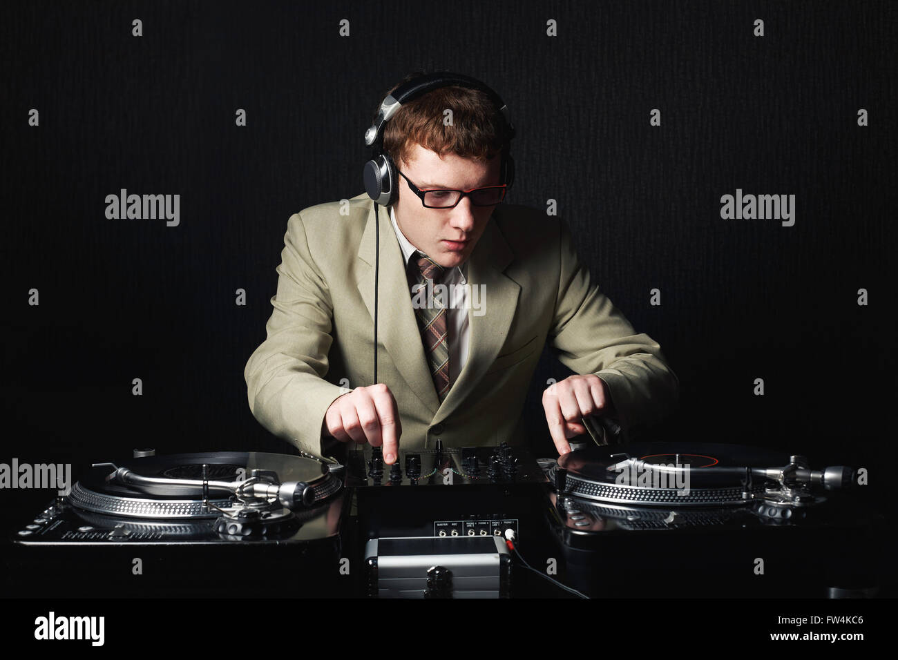 Red vinyl booth hi-res stock photography and images - Alamy