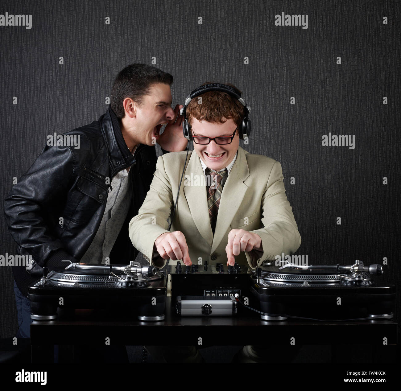 Dj booth hi-res stock photography and images - Alamy