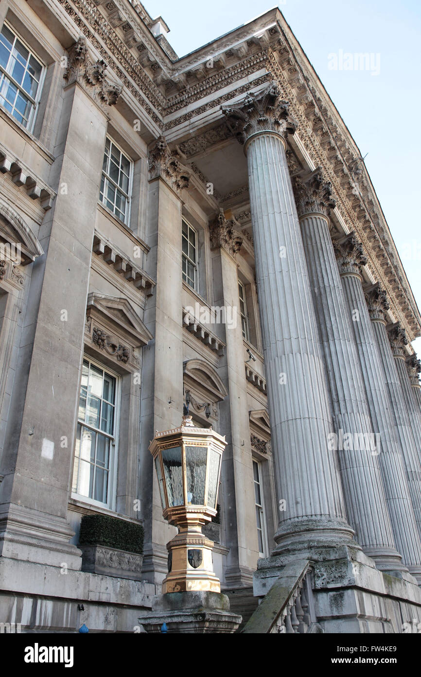 LONDON - MAR 31, 2016: Mansion House is the official residence of the ...
