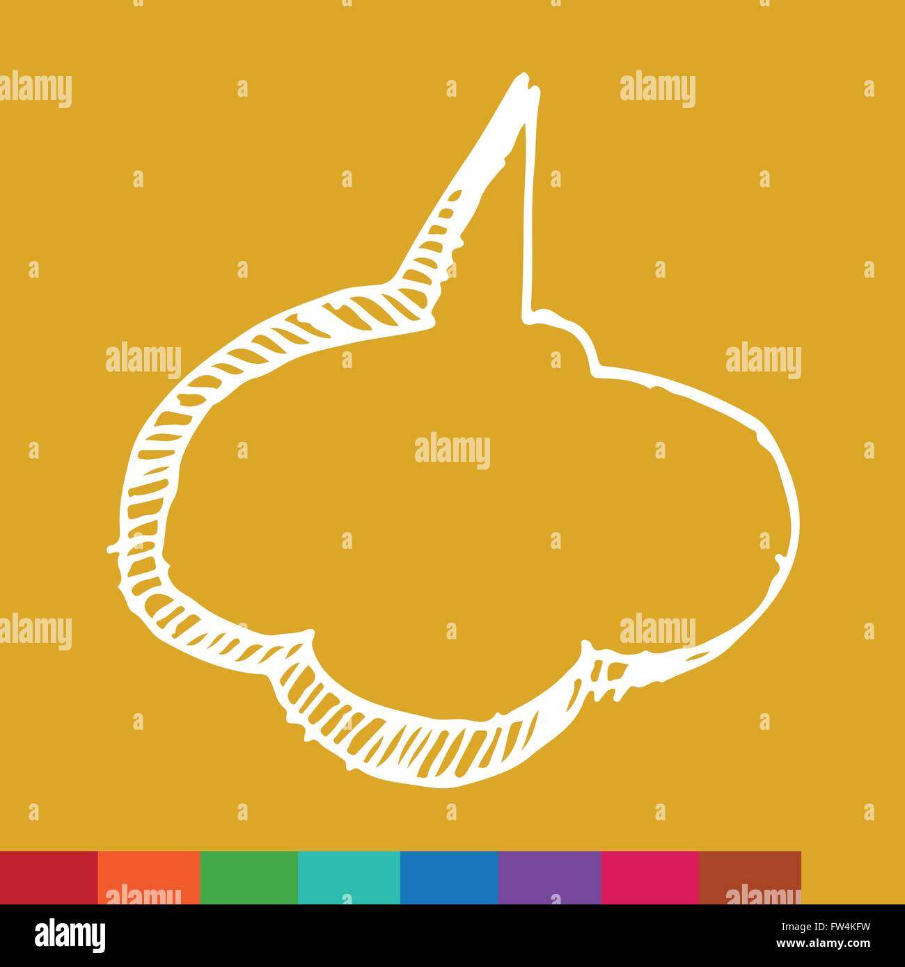 Hand drawn bubble speech Illustration symbol design Stock Vector Image ...