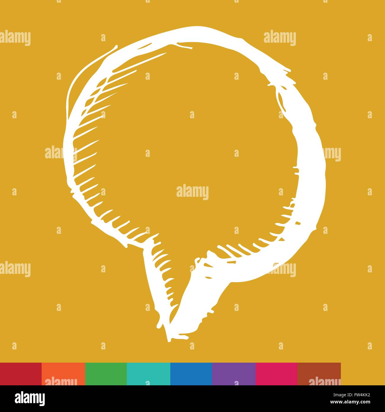 Hand drawn bubble speech Illustration symbol design Stock Vector Image ...