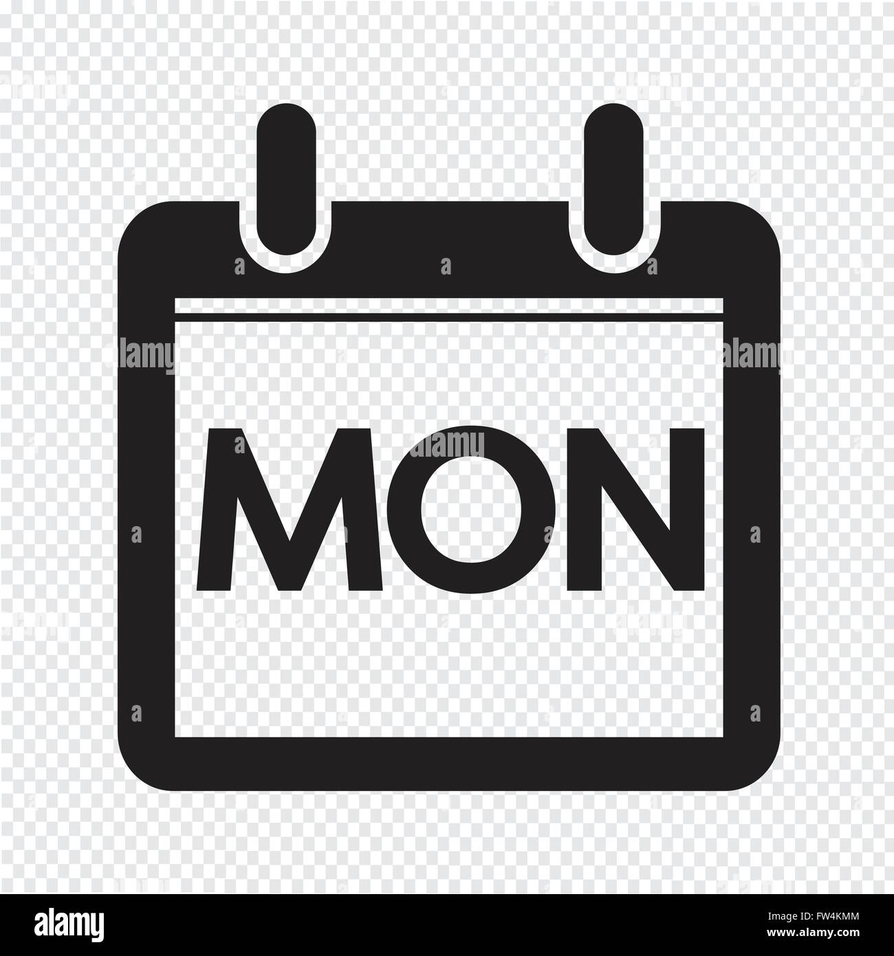 Day Calendar icon illustration sign design style Stock Vector Image ...