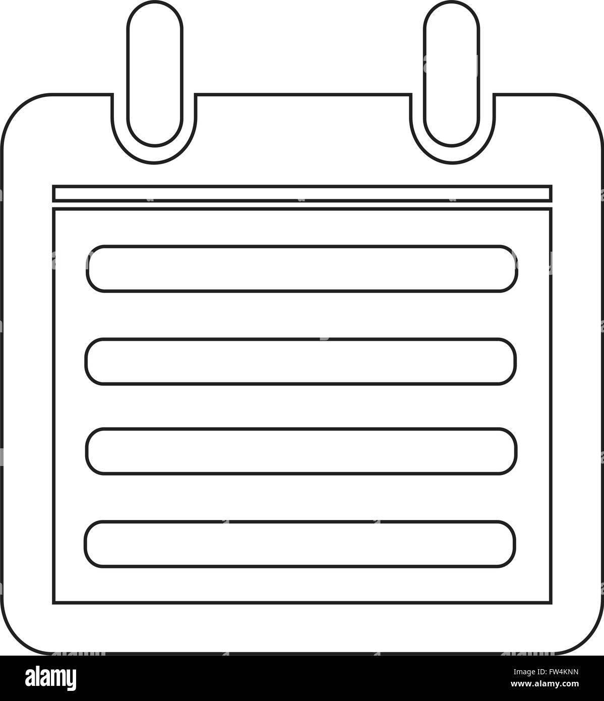 Day Calendar icon illustration sign design style Stock Vector Image ...