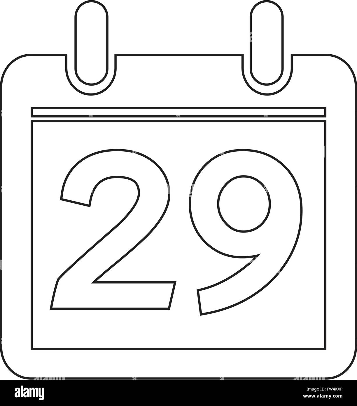Date Calendar icon illustration sign design style Stock Vector Image ...