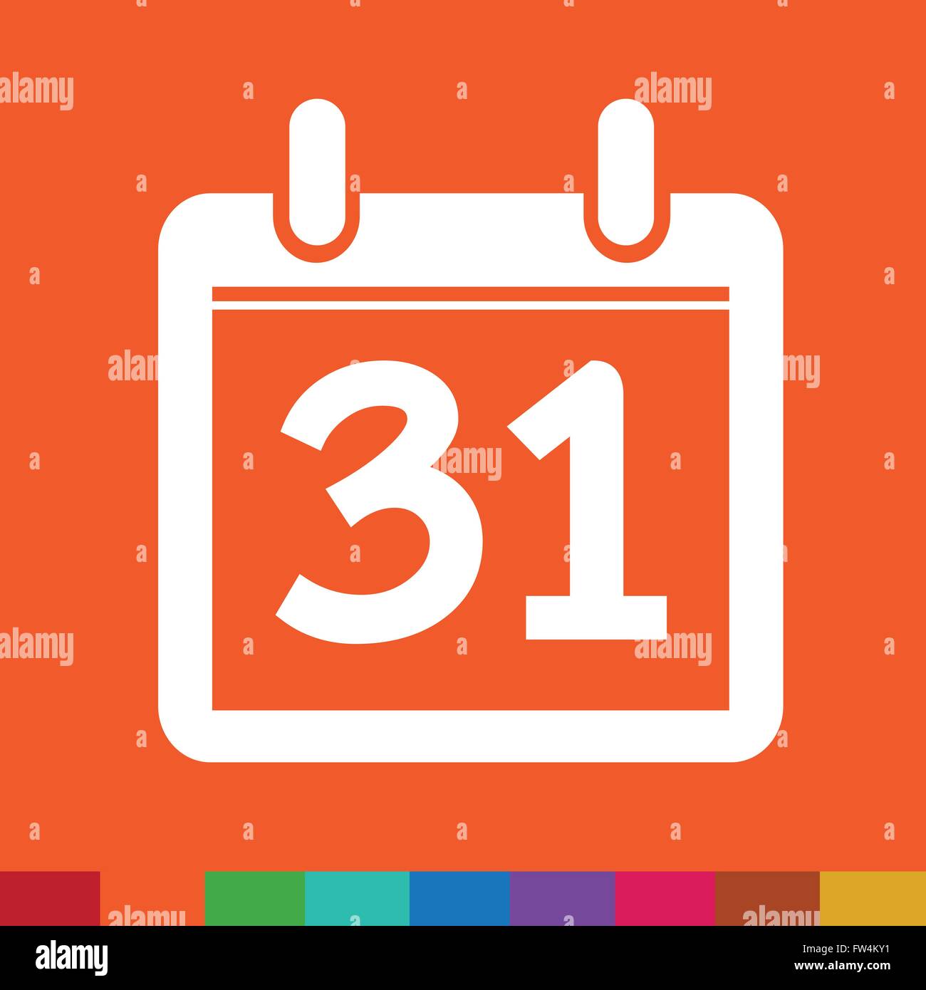 Date Calendar icon illustration sign design style Stock Vector Image ...