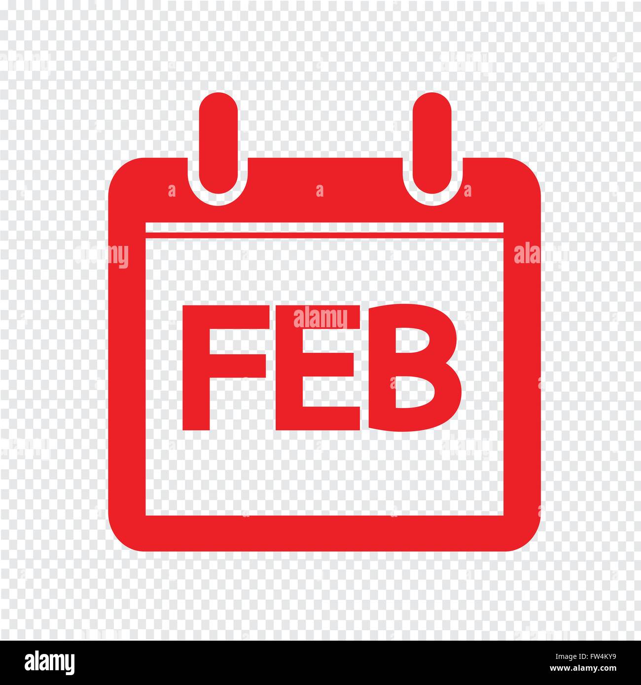 Month Calendar Icon illustration sign design style Stock Vector Image ...
