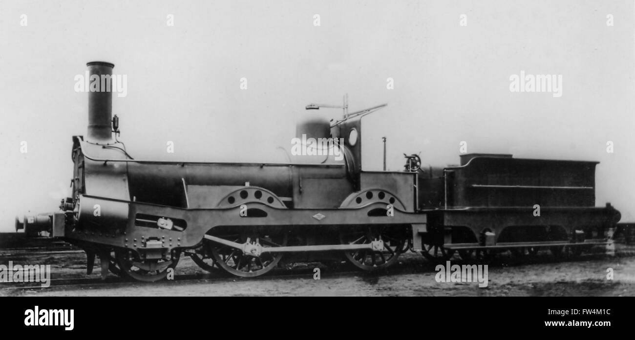 Caledonian railway 2 4 0 steam locomotive hi-res stock photography and ...