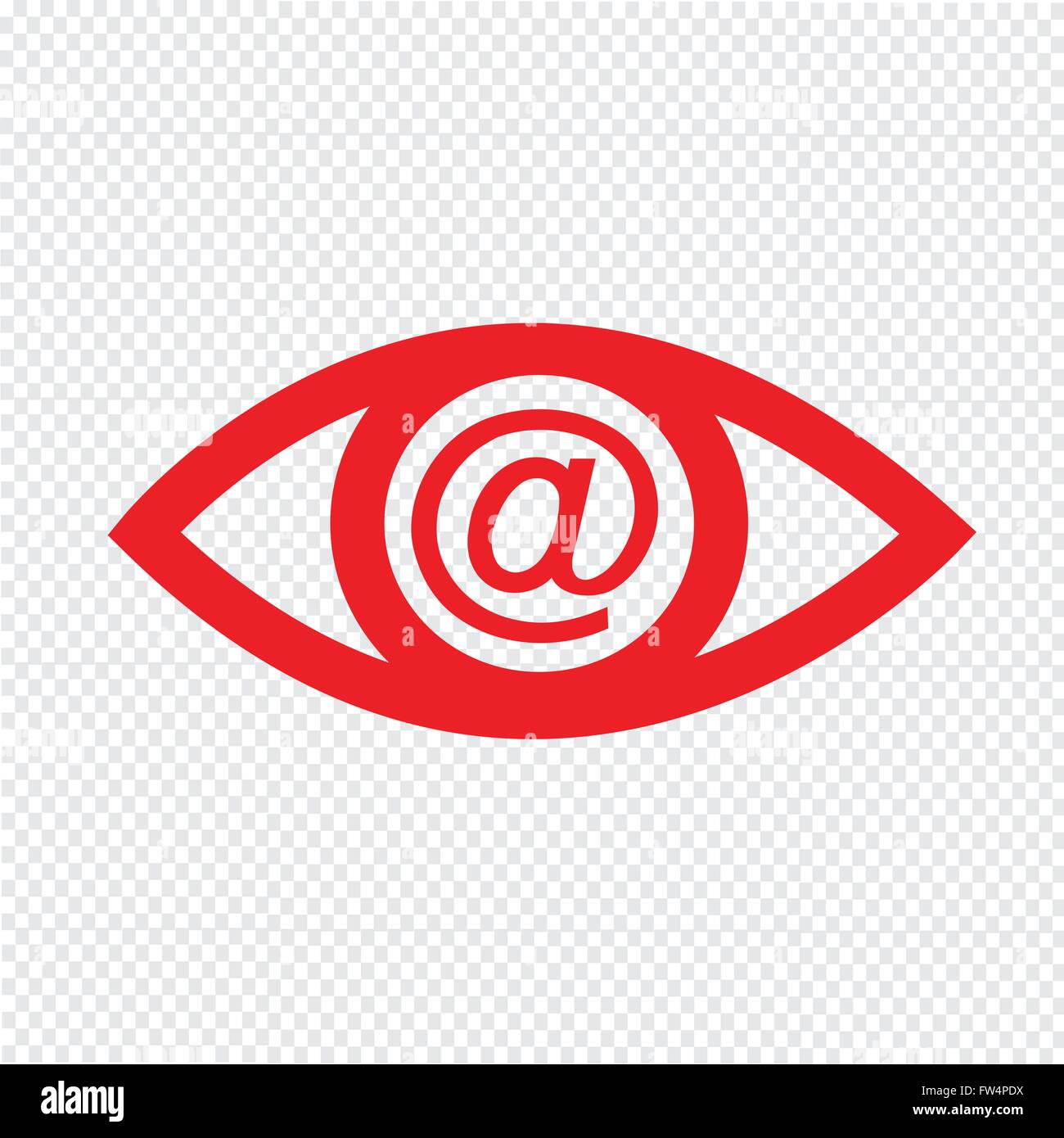 Eye icon illustration sign design style Stock Vector Image & Art - Alamy