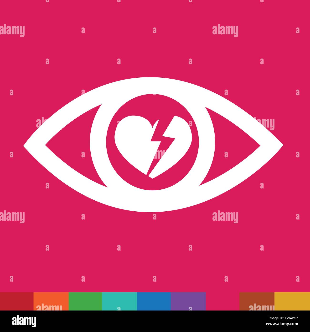 Eye icon illustration Stock Vector Image & Art - Alamy