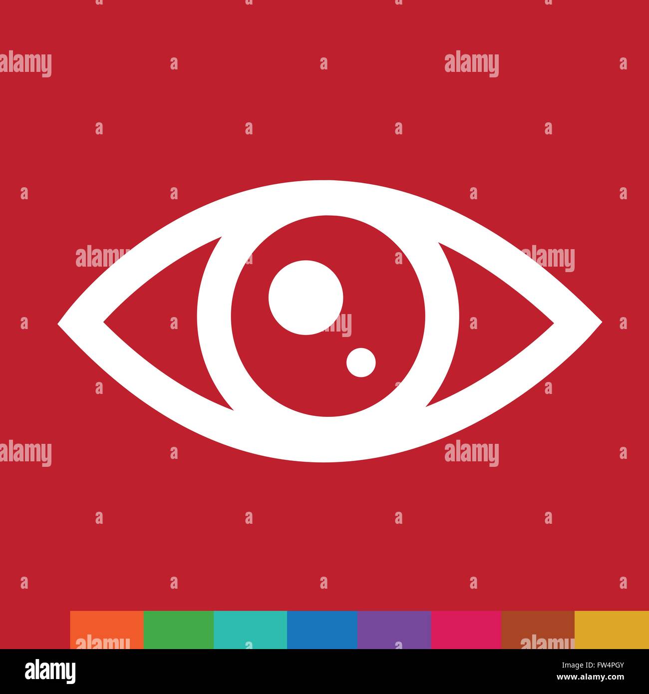 Eye icon illustration Stock Vector Image & Art - Alamy