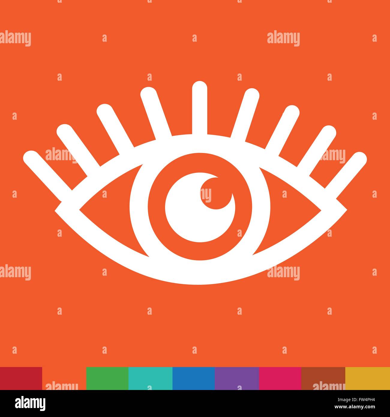 Eye icon illustration Stock Vector Image & Art - Alamy
