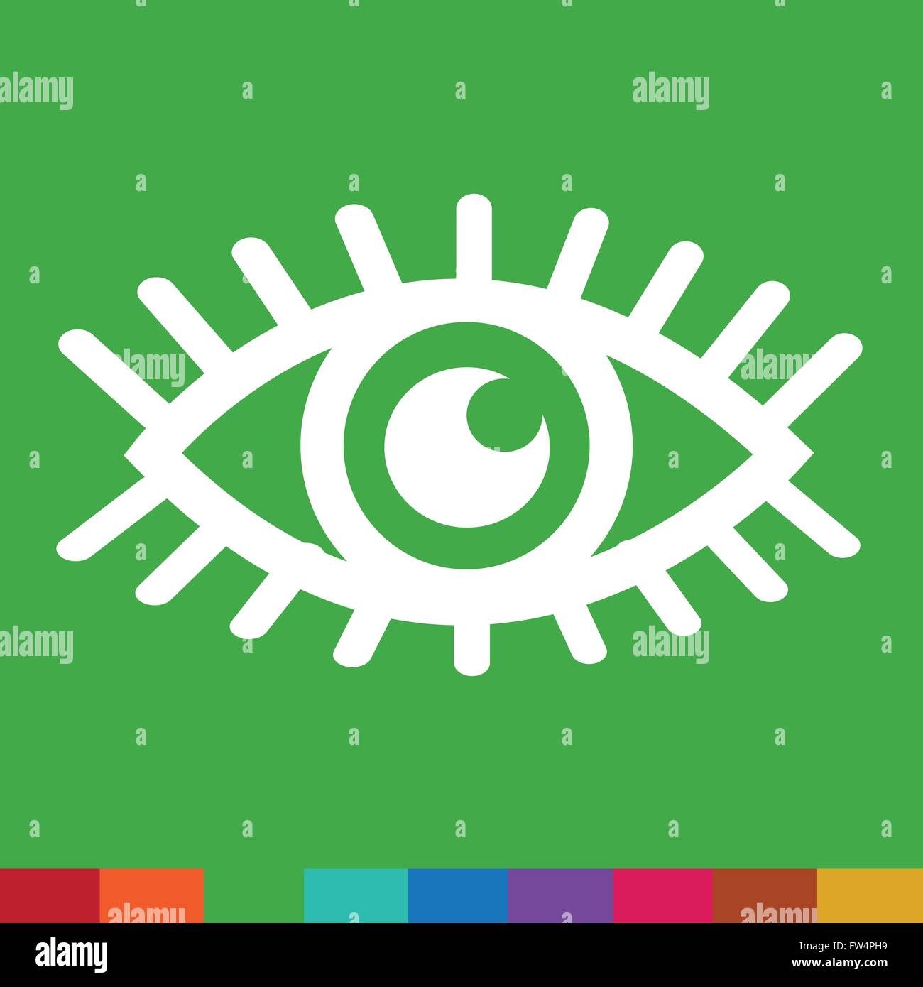 Eye icon illustration Stock Vector Image & Art - Alamy