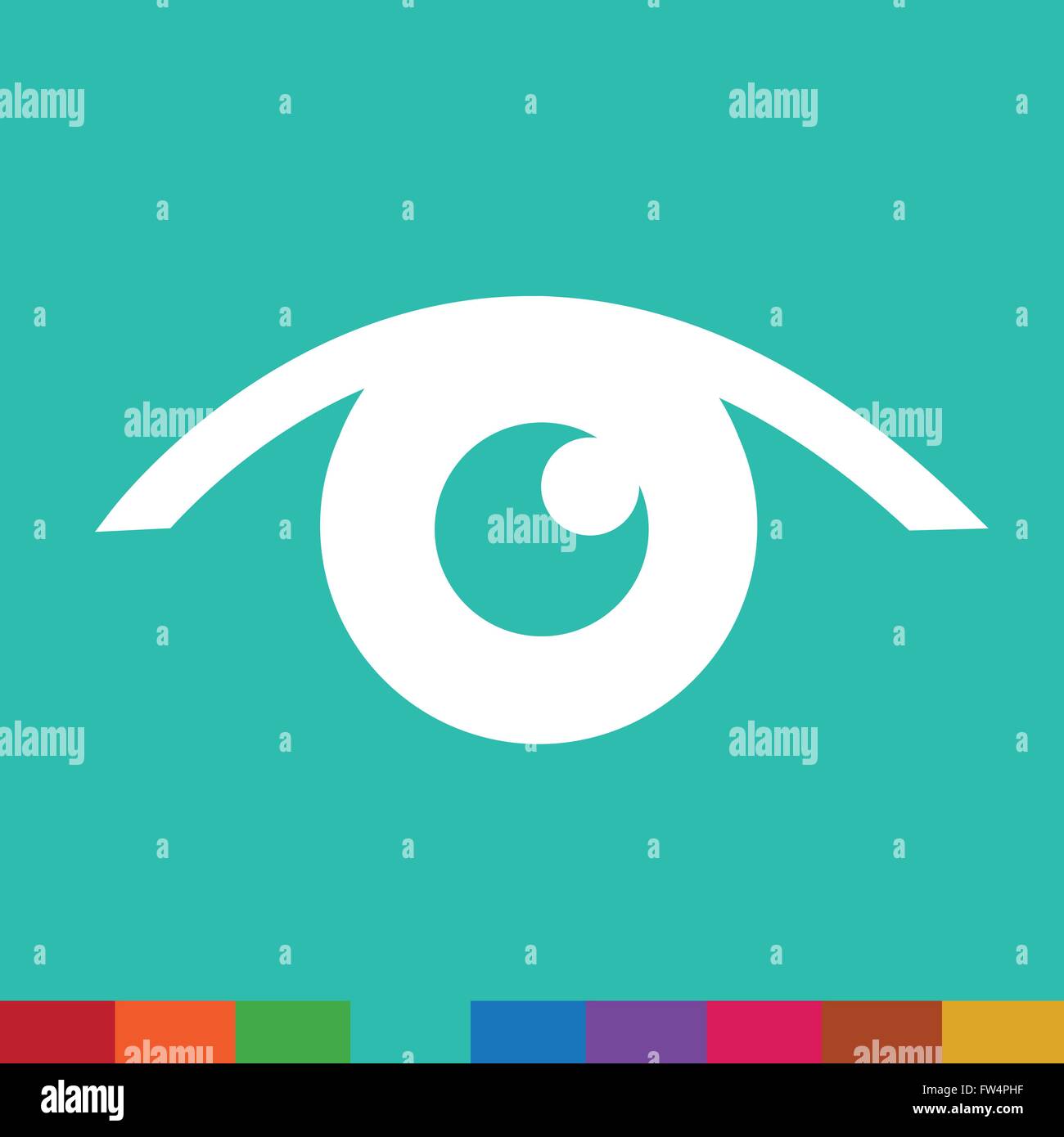 Eye icon illustration Stock Vector Image & Art - Alamy