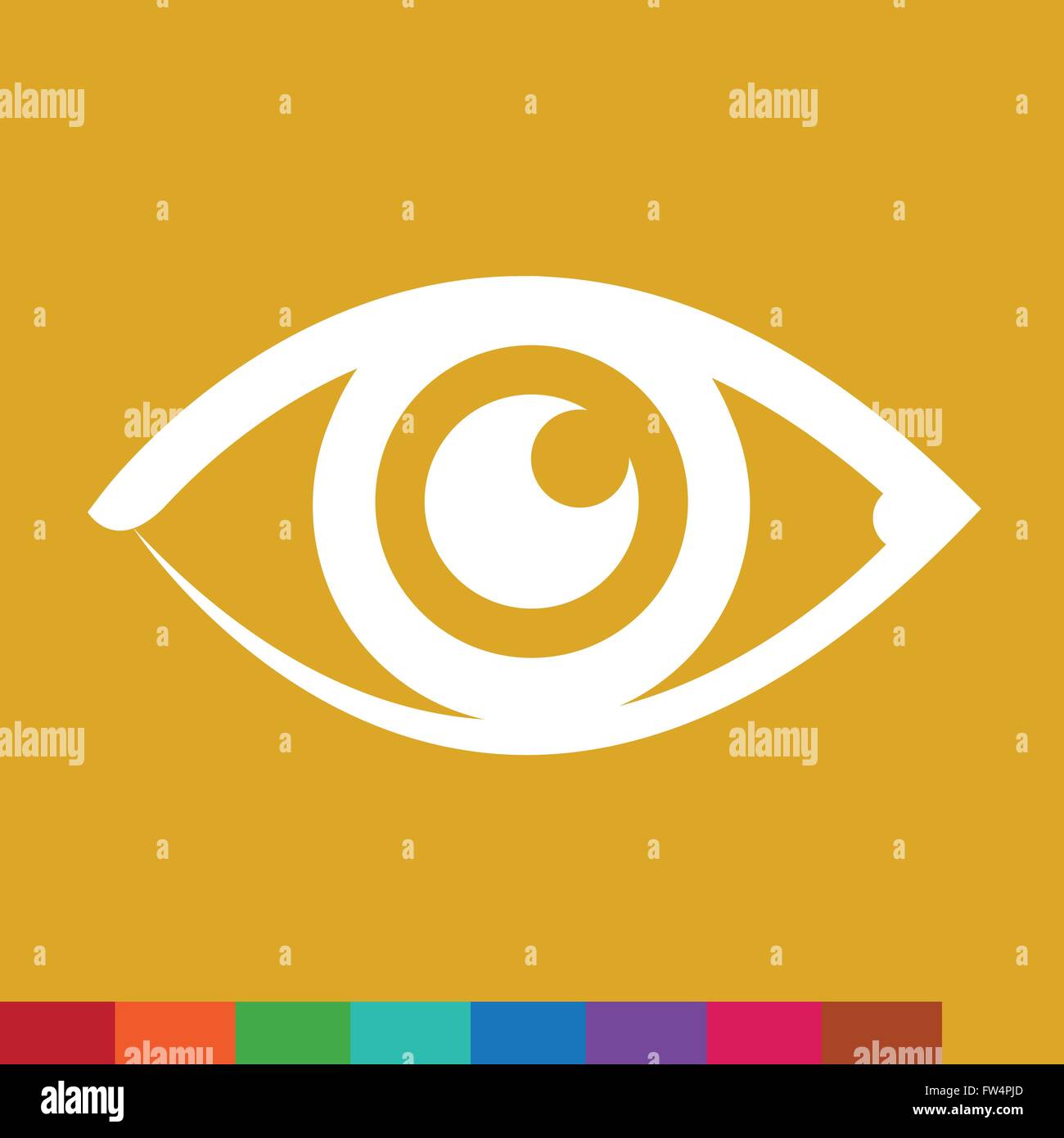 Eye icon illustration Stock Vector Image & Art - Alamy