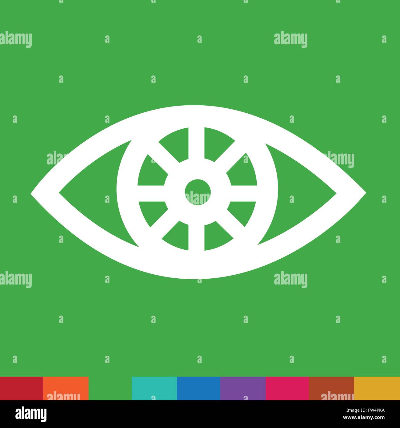 Eye icon illustration Stock Vector Image & Art - Alamy