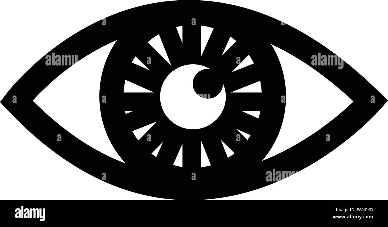 Eye icon illustration Stock Vector Image & Art - Alamy