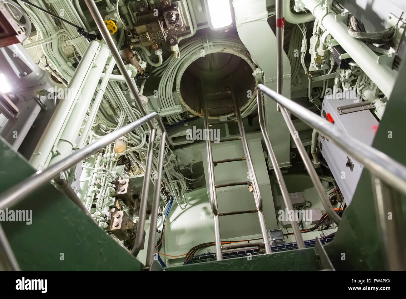 machinery enging room plant Stock Photo - Alamy