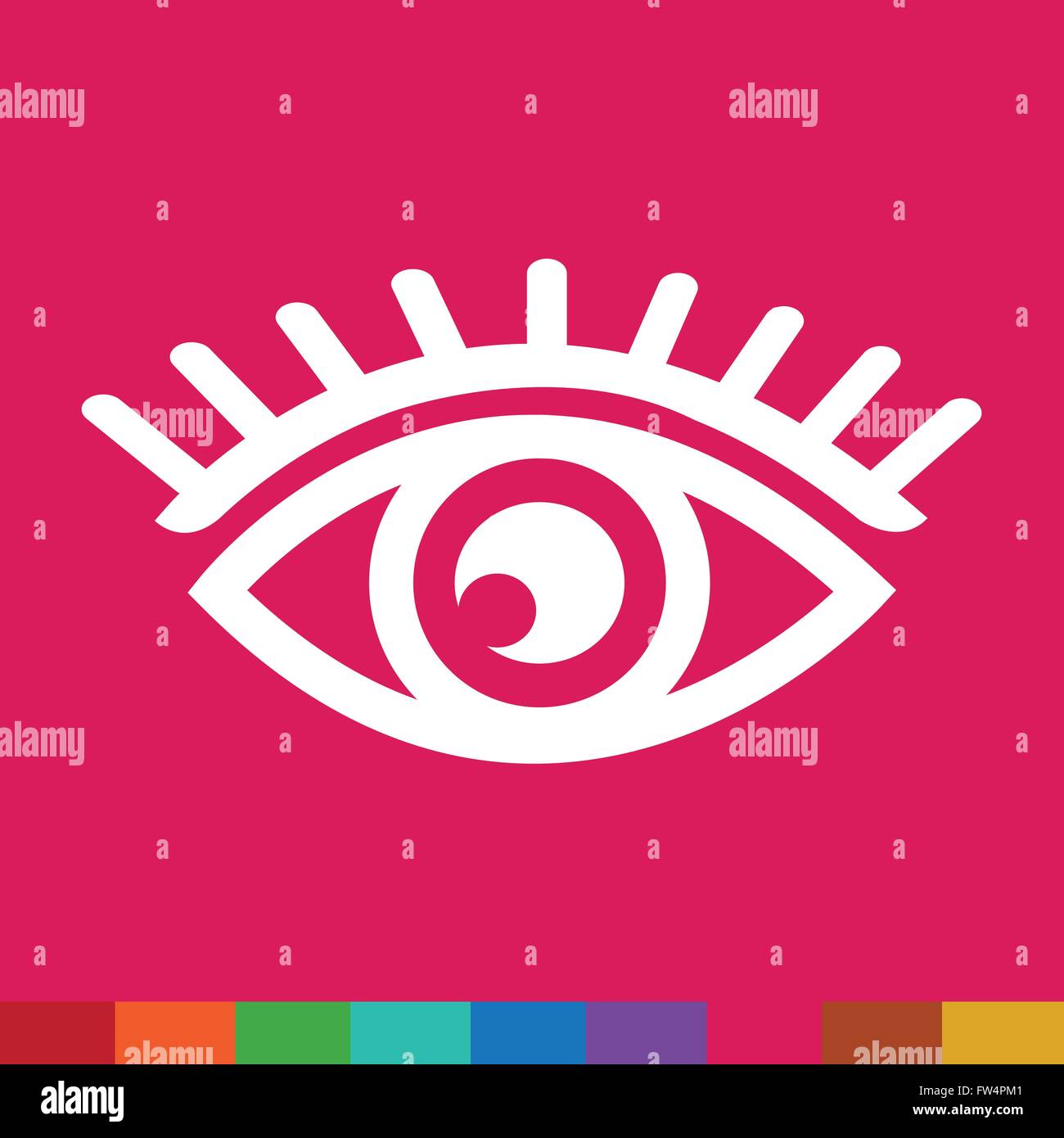 Eye icon illustration Stock Vector Image & Art - Alamy