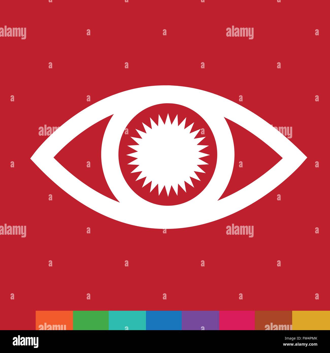 Eye icon illustration Stock Vector Image & Art - Alamy