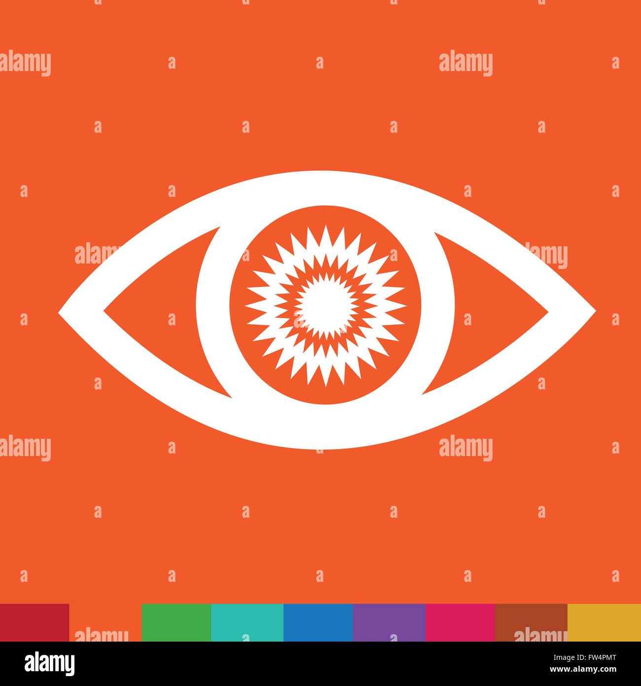Eye icon illustration Stock Vector Image & Art - Alamy