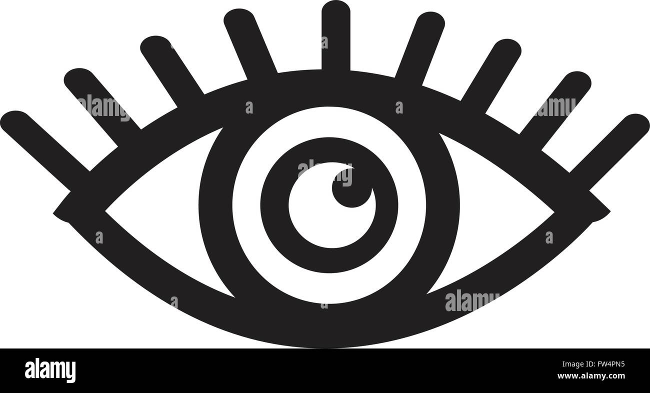 Eye icon illustration Stock Vector Image & Art - Alamy