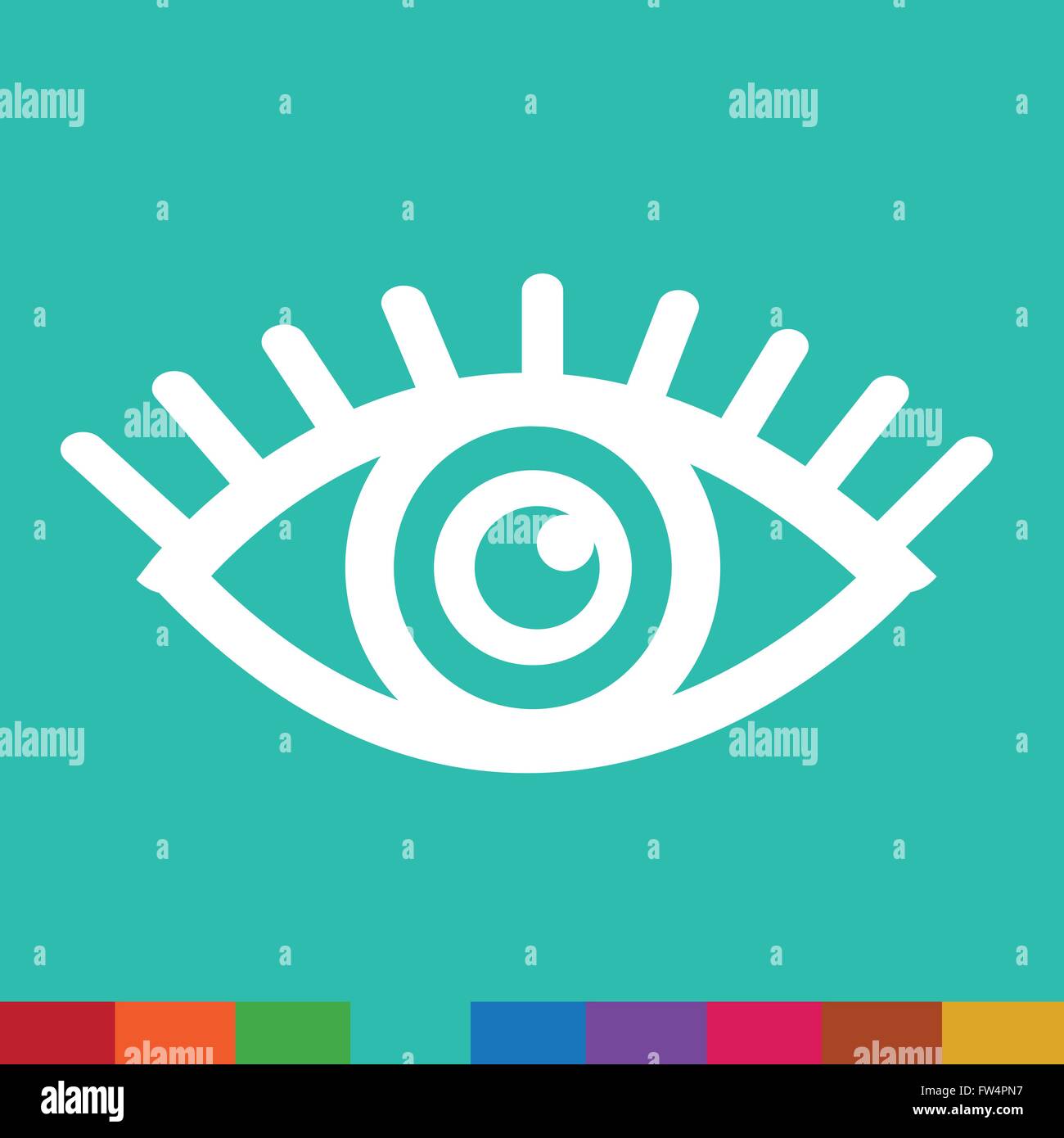 Eye icon illustration Stock Vector Image & Art - Alamy