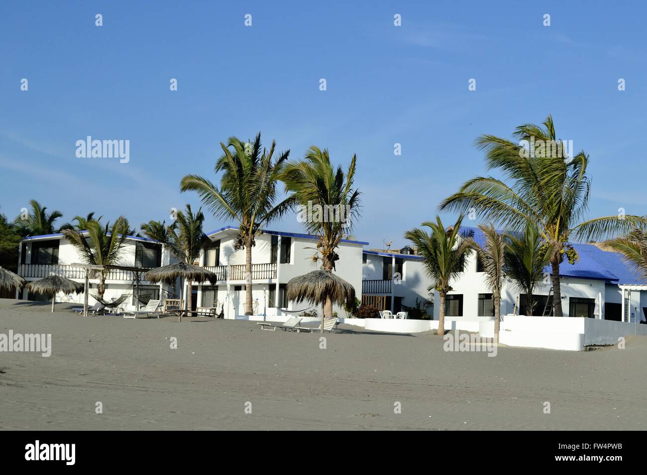 Hotel - Beach in COLAN. Department of Piura .PERU Stock Photo - Alamy