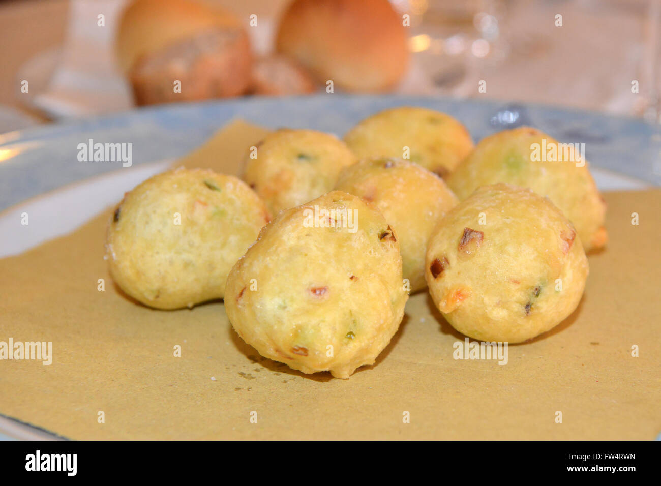 Cuculli, Ligurian street food, Genoa, Italy Stock Photo - Alamy