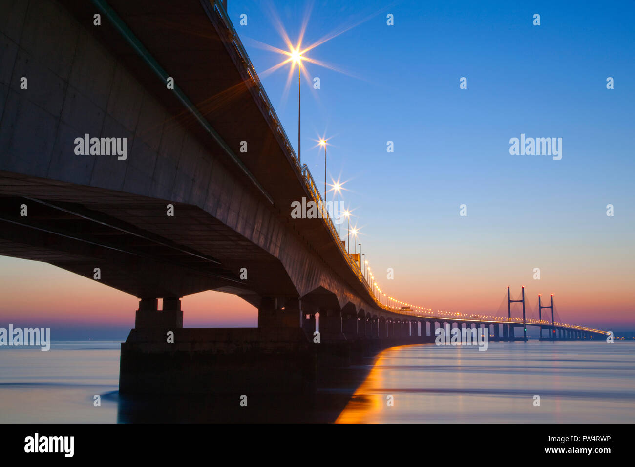 Second Severn Crossing Bridge, South East Wales, UK Stock Photo - Alamy