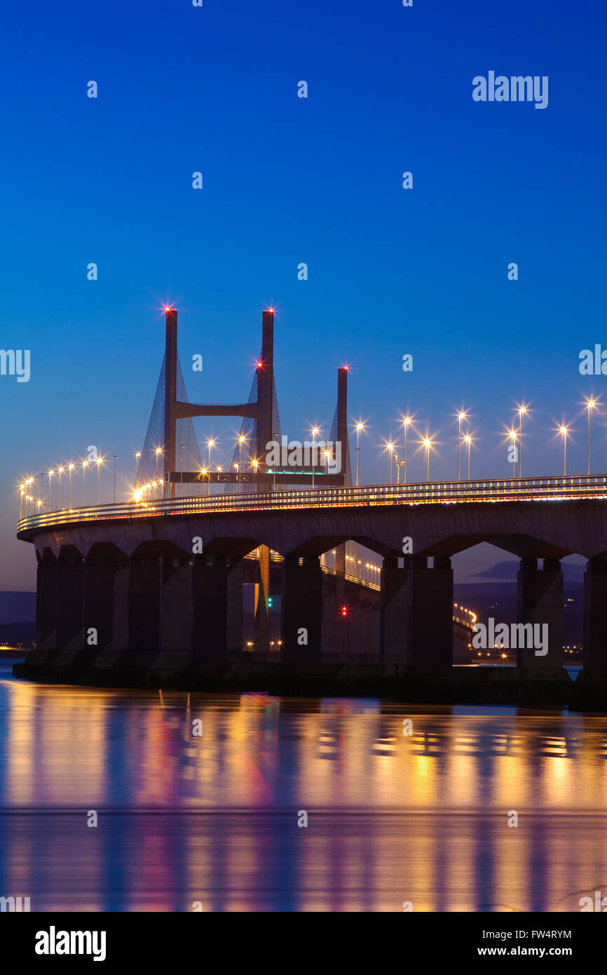 Second Severn Crossing Bridge, South East Wales, UK Stock Photo - Alamy