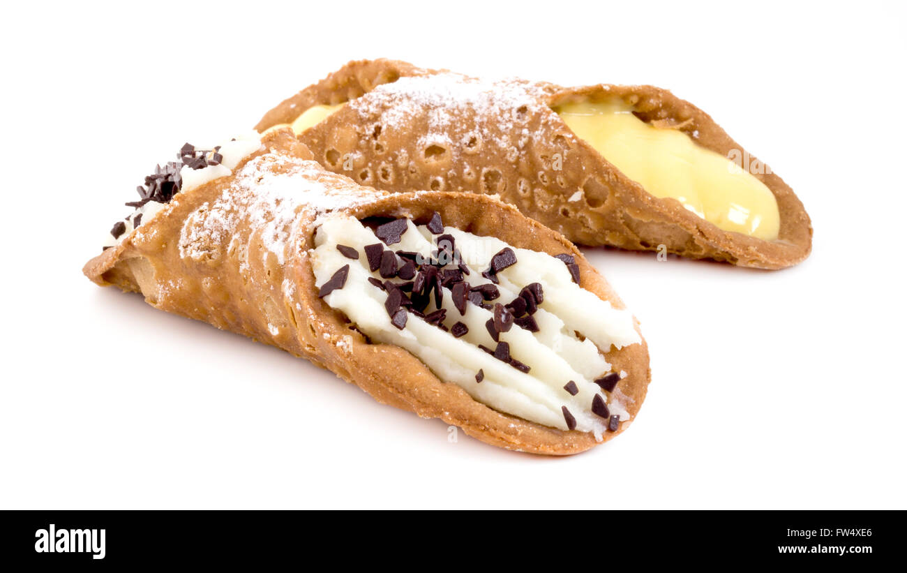 Chocolate cannolis hi-res stock photography and images - Alamy