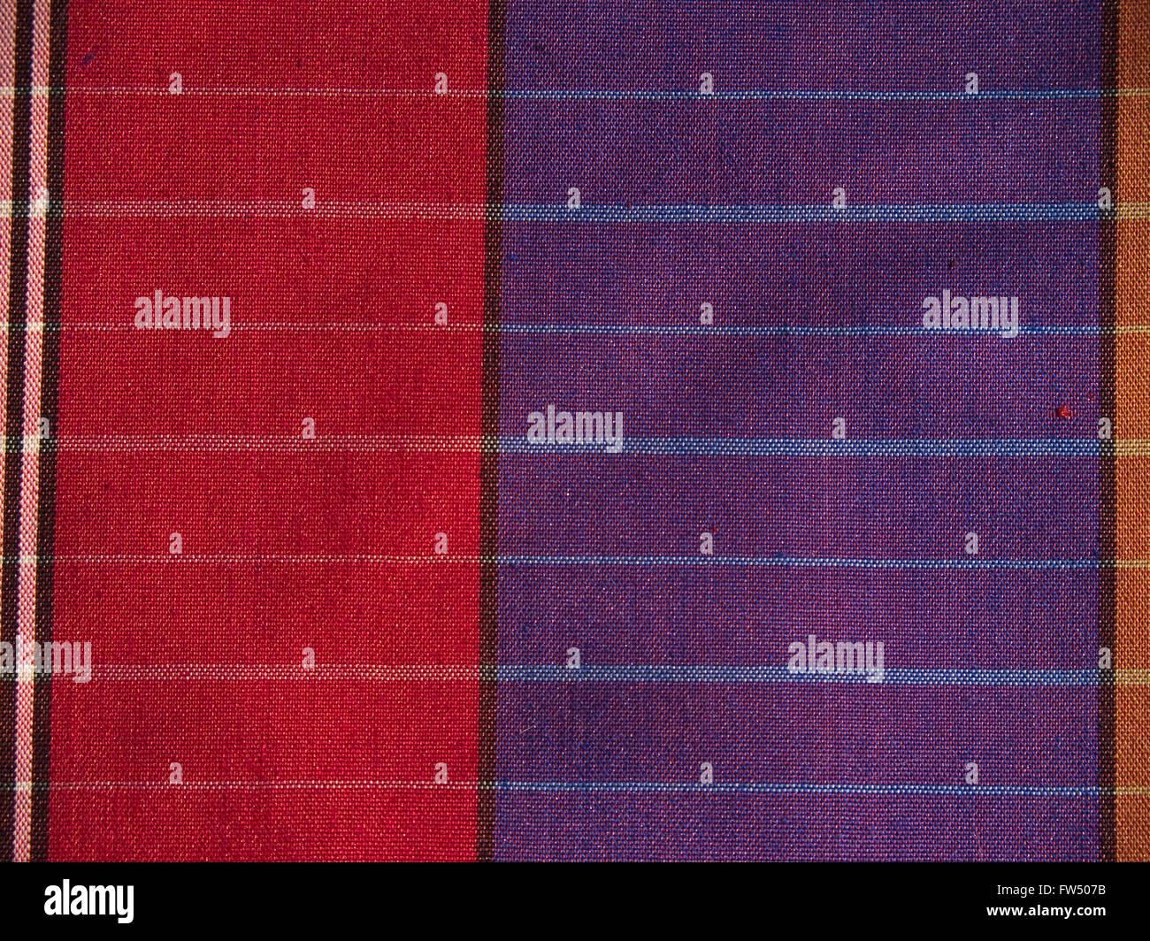 Thai style handmade fabric weave texture Stock Photo - Alamy