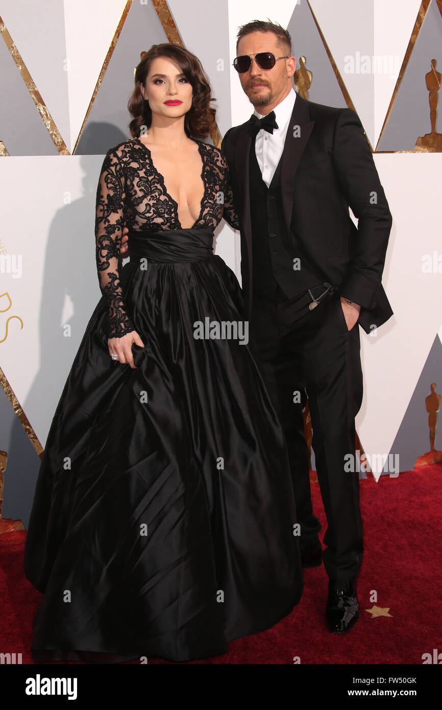 88th Annual Academy Awards at the Dolby Theatre Featuring: Tom Hardy ...