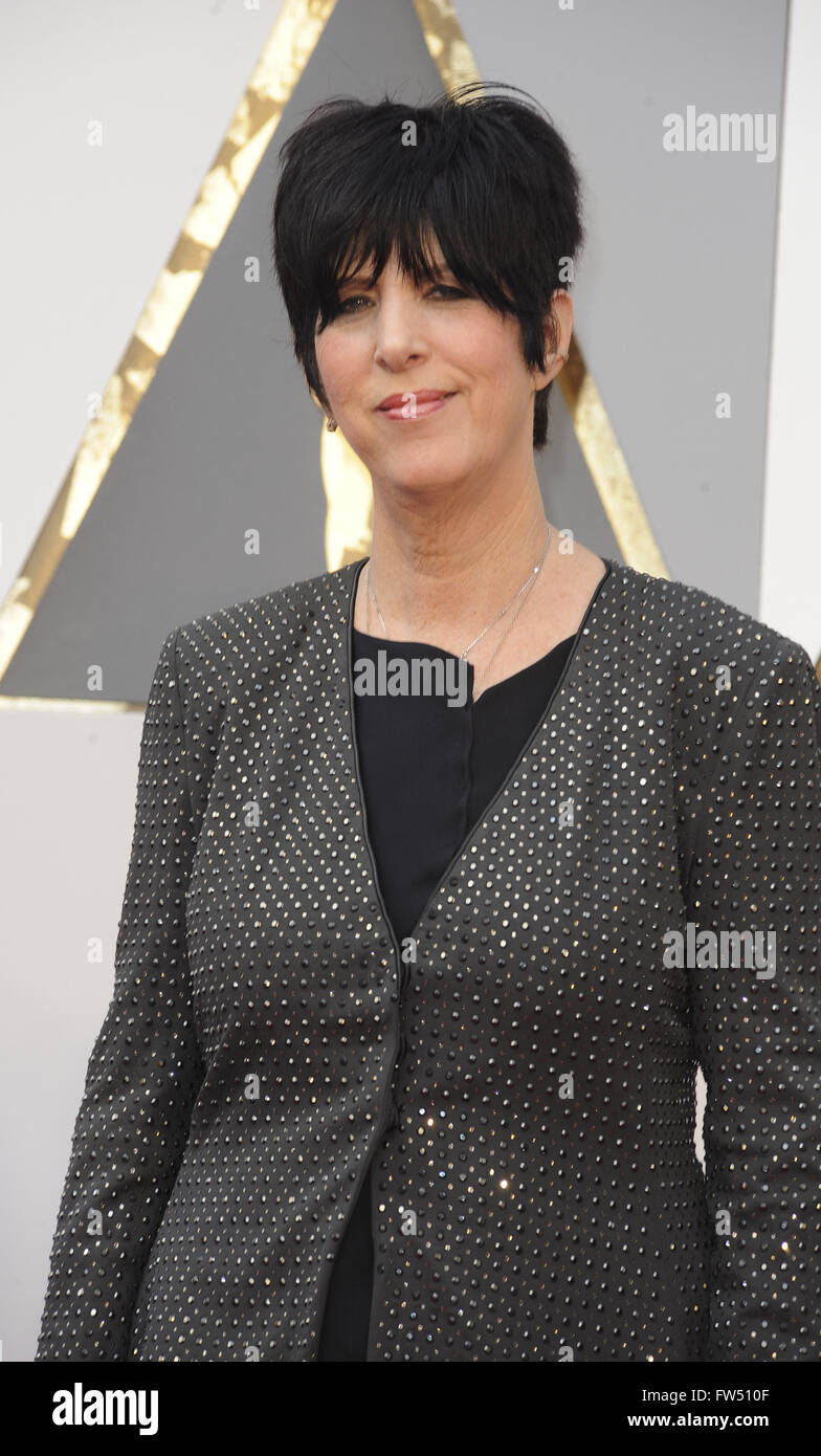 The 88th Annual Academy Awards Arrivals Featuring: Diane Warren Where ...