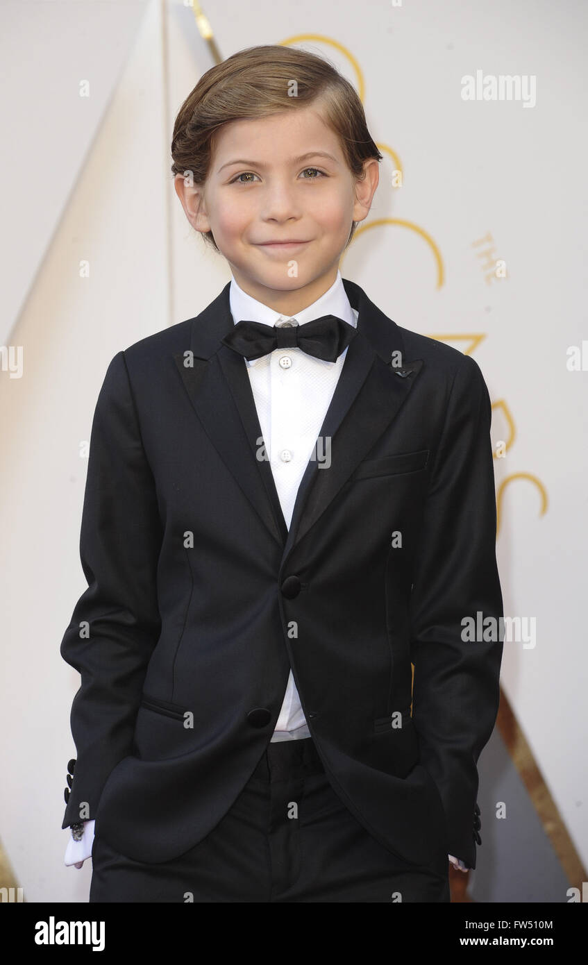 The 88th Annual Academy Awards Arrivals Featuring: Jacob Tremblay Where ...
