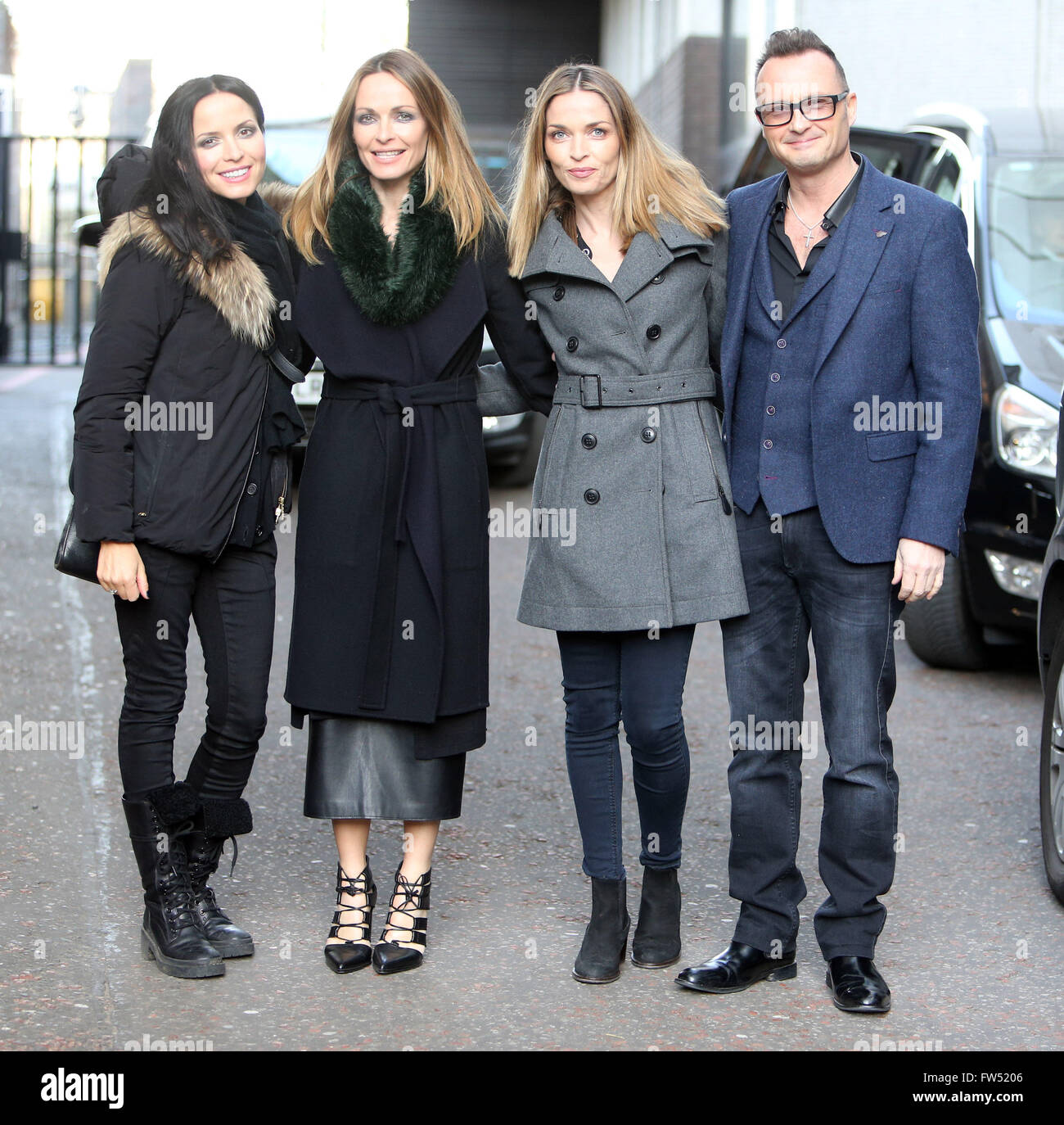 The Corrs outside ITV Studios today Featuring: The Corrs, Andrea Coor ...