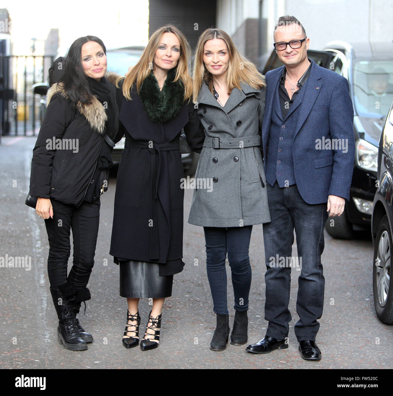 The Corrs outside ITV Studios today Featuring: The Corrs, Andrea Coor ...