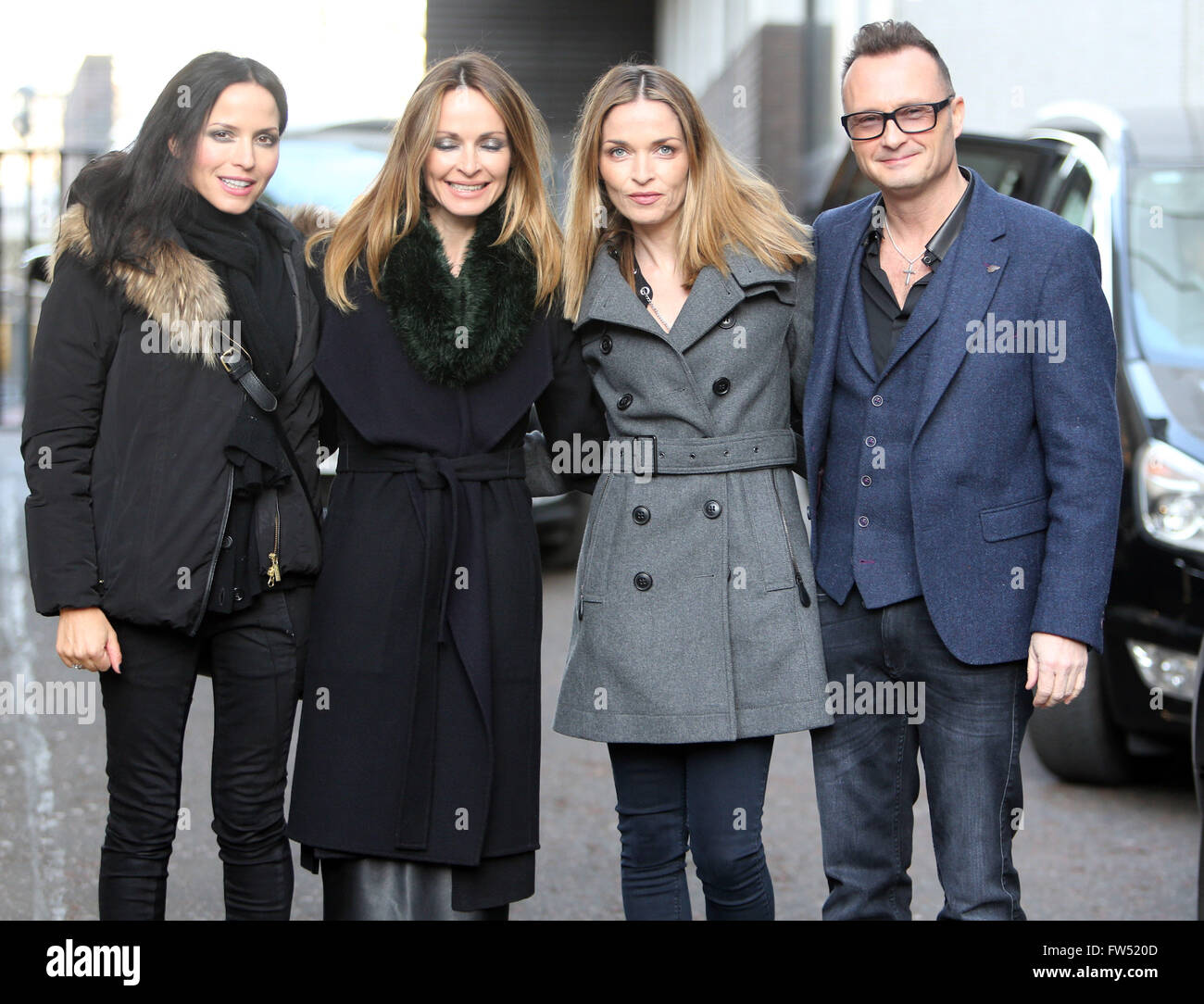 The Corrs outside ITV Studios today Featuring: The Corrs, Andrea Coor ...