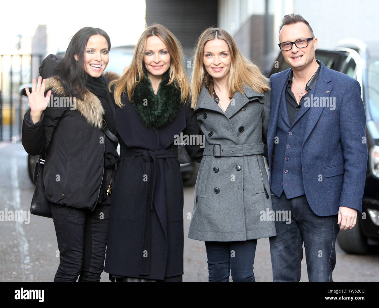 The Corrs outside ITV Studios today Featuring: The Corrs, Andrea Coor ...