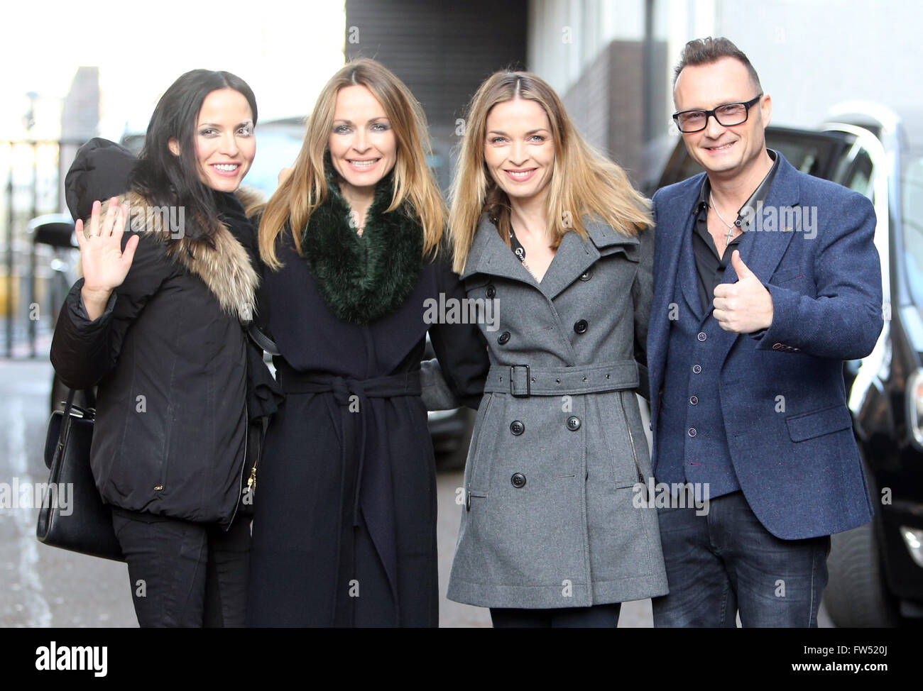 The Corrs outside ITV Studios today Featuring: The Corrs, Andrea Coor ...