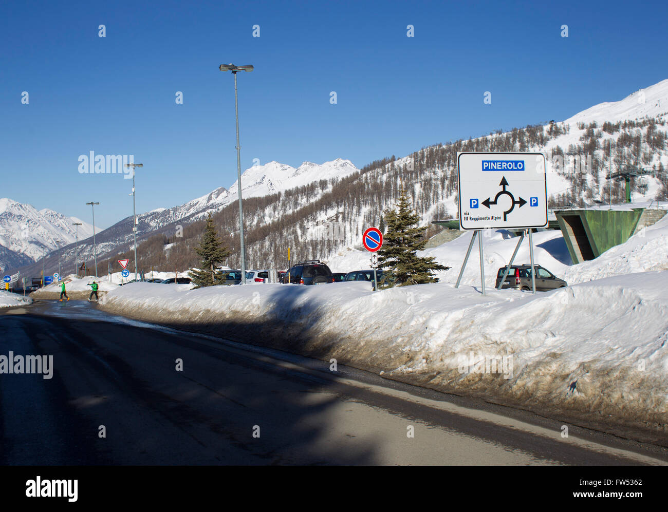 Sestriere, Italy, countryside, slopes, resort Stock Photo - Alamy