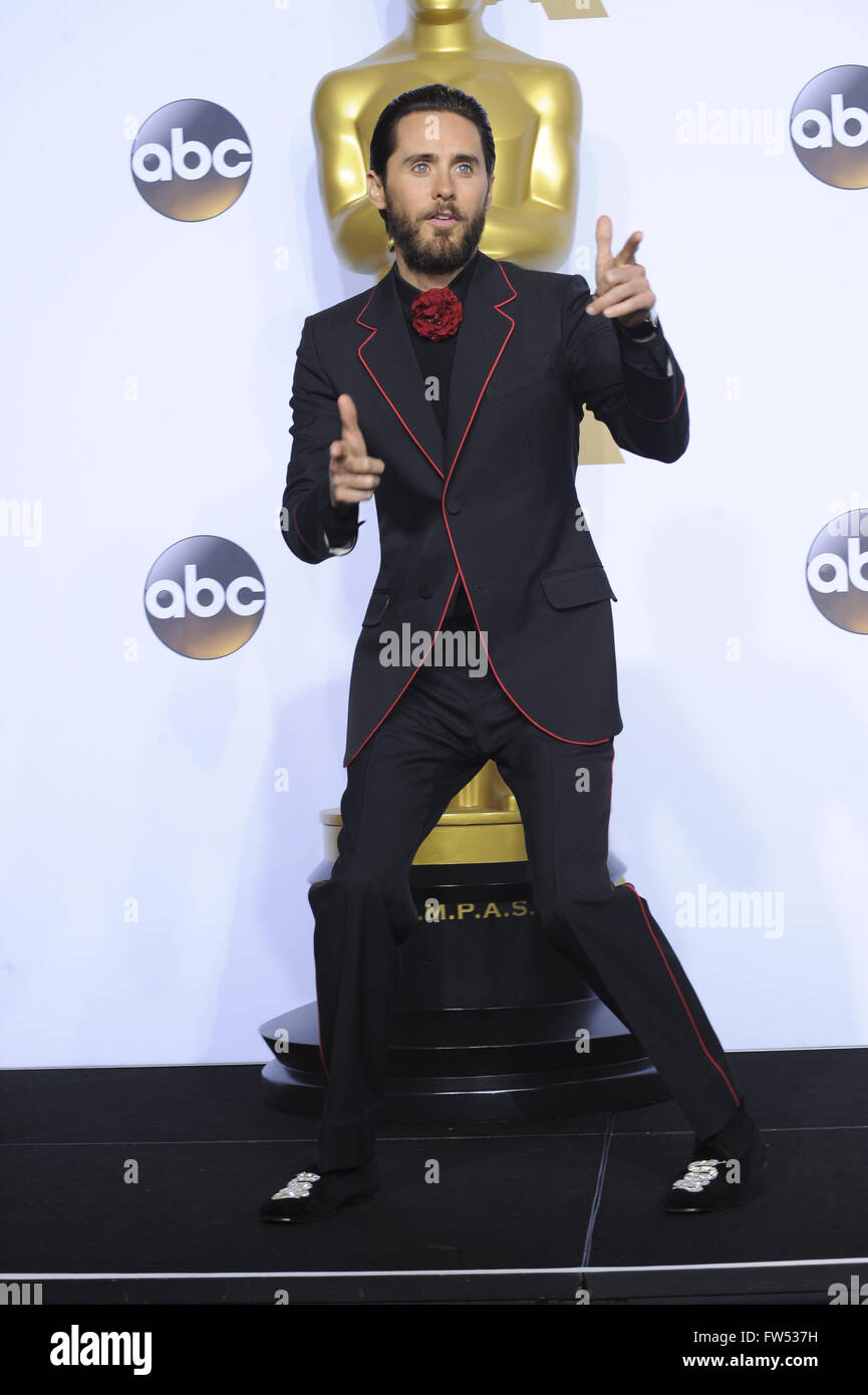 The 88th Annual Academy Awards Pressroom Featuring: Jared Leto Where ...