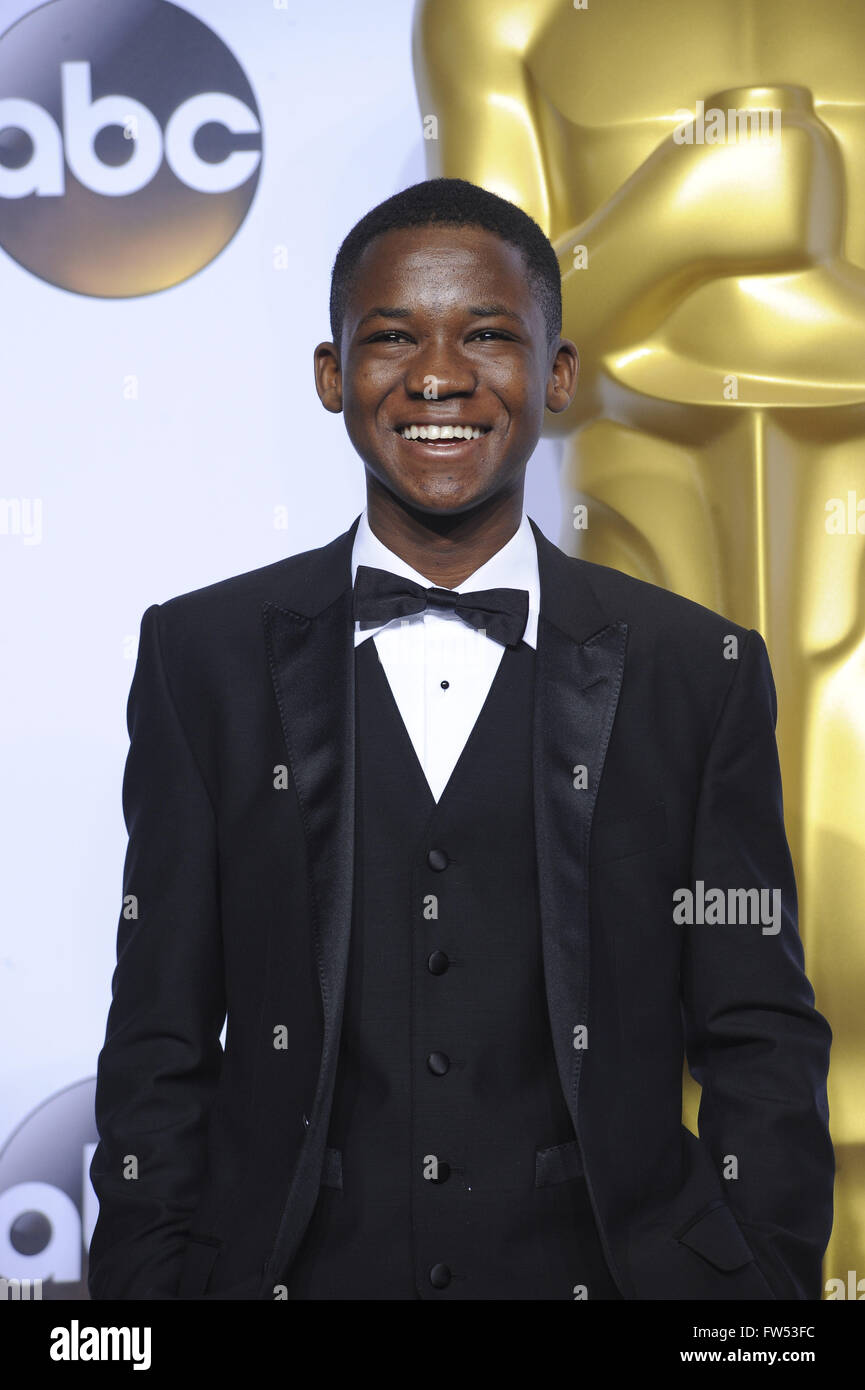 The 88th Annual Academy Awards Pressroom Featuring: Abraham Attah Where ...