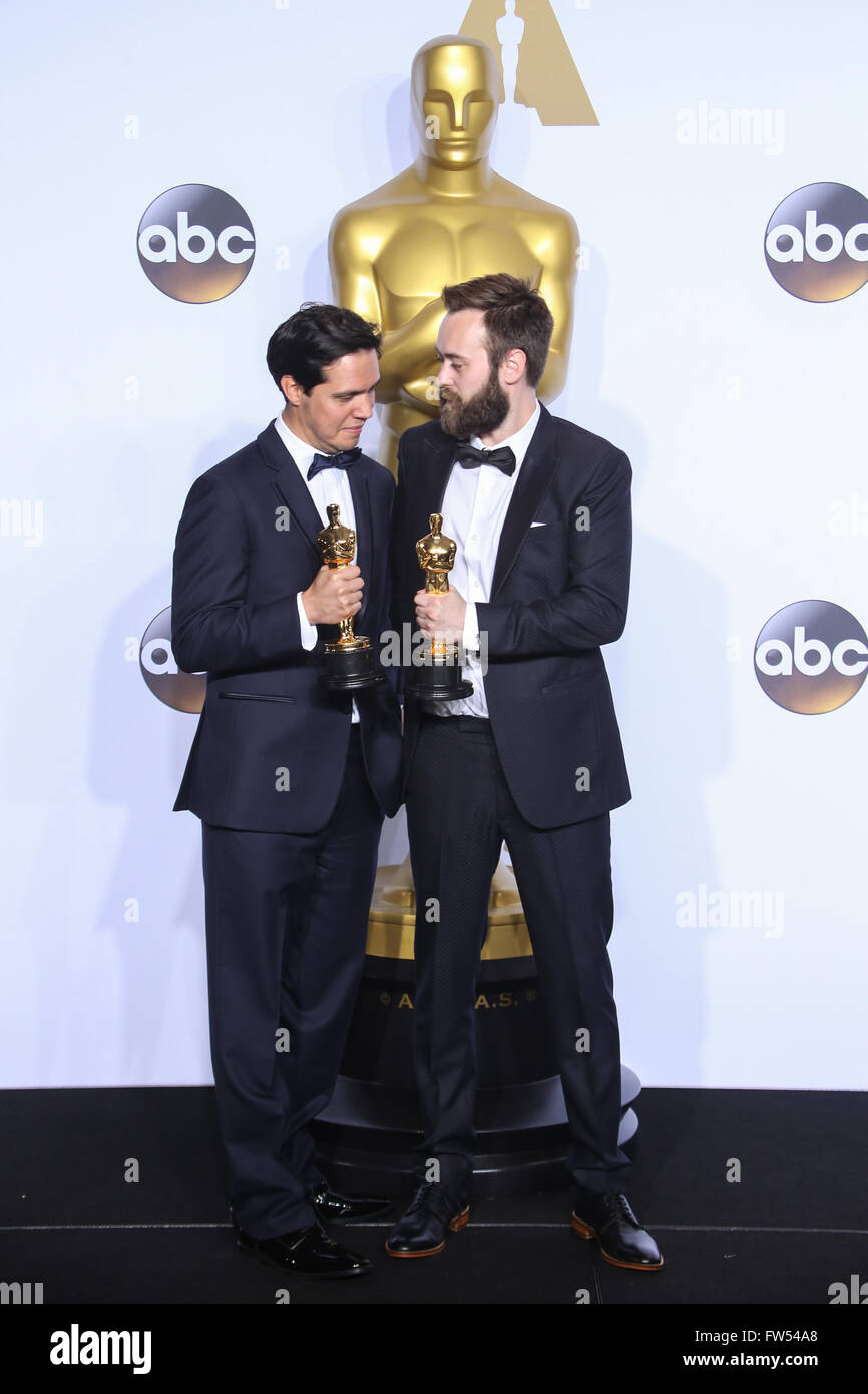 88th Annual Academy Awards at the Dolby Theatre - Press Room Featuring ...