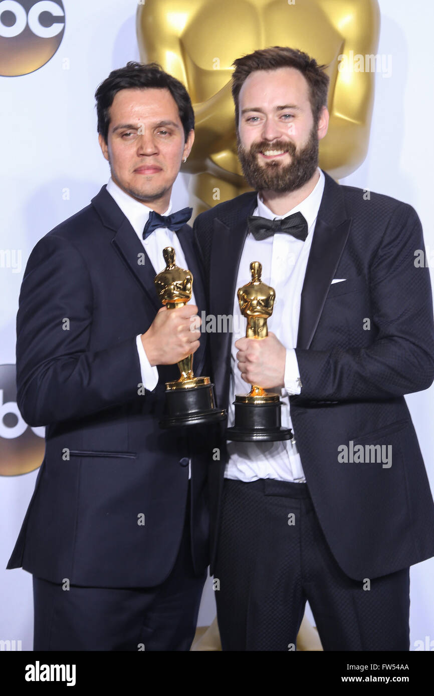 88th Annual Academy Awards at the Dolby Theatre - Press Room Featuring ...