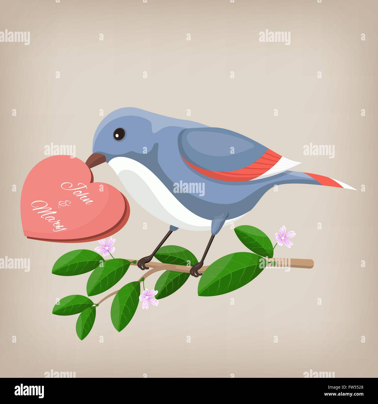 Greeting invitation card mock Stock Vector Images - Alamy