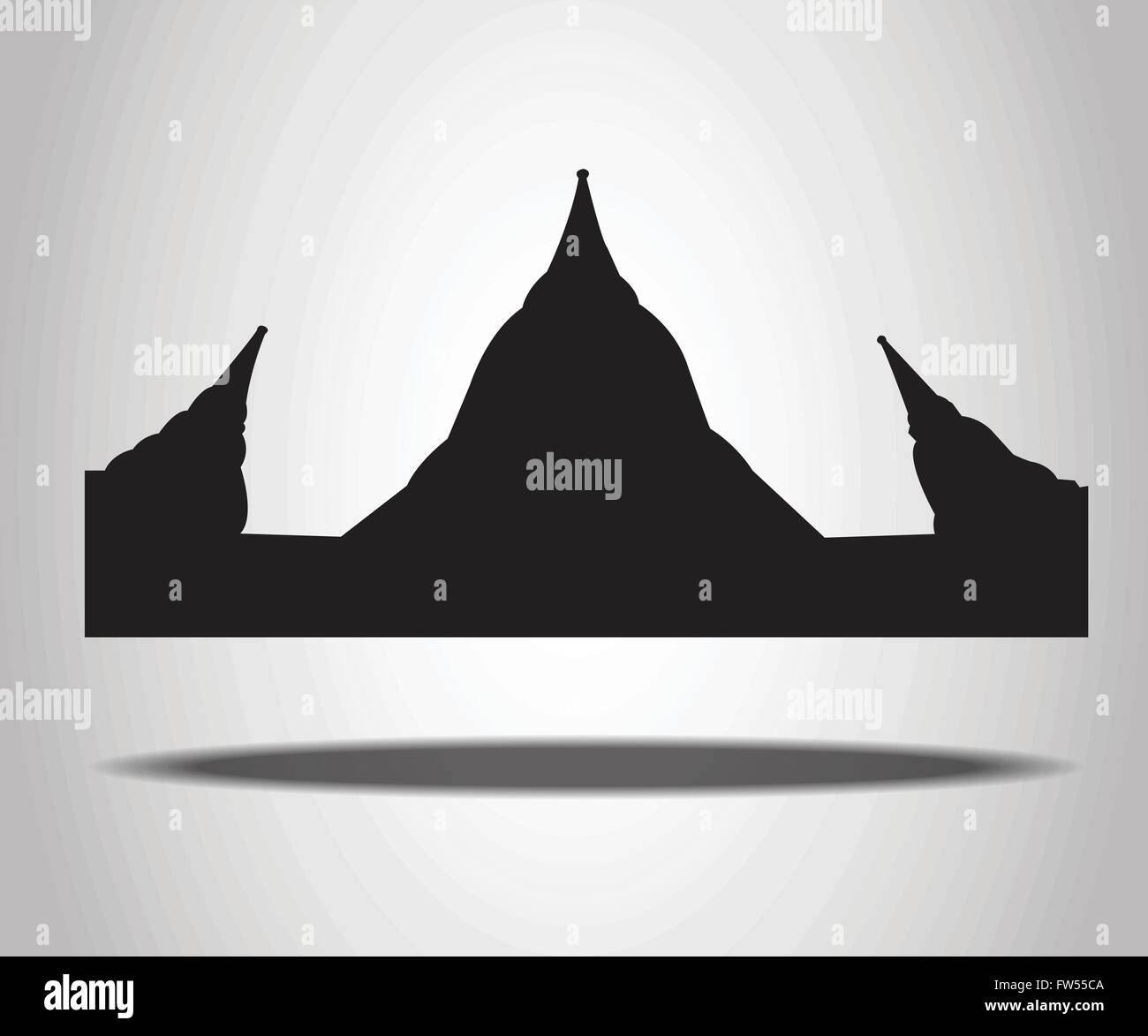 Temple on bangkok thailand Stock Vector Images - Alamy
