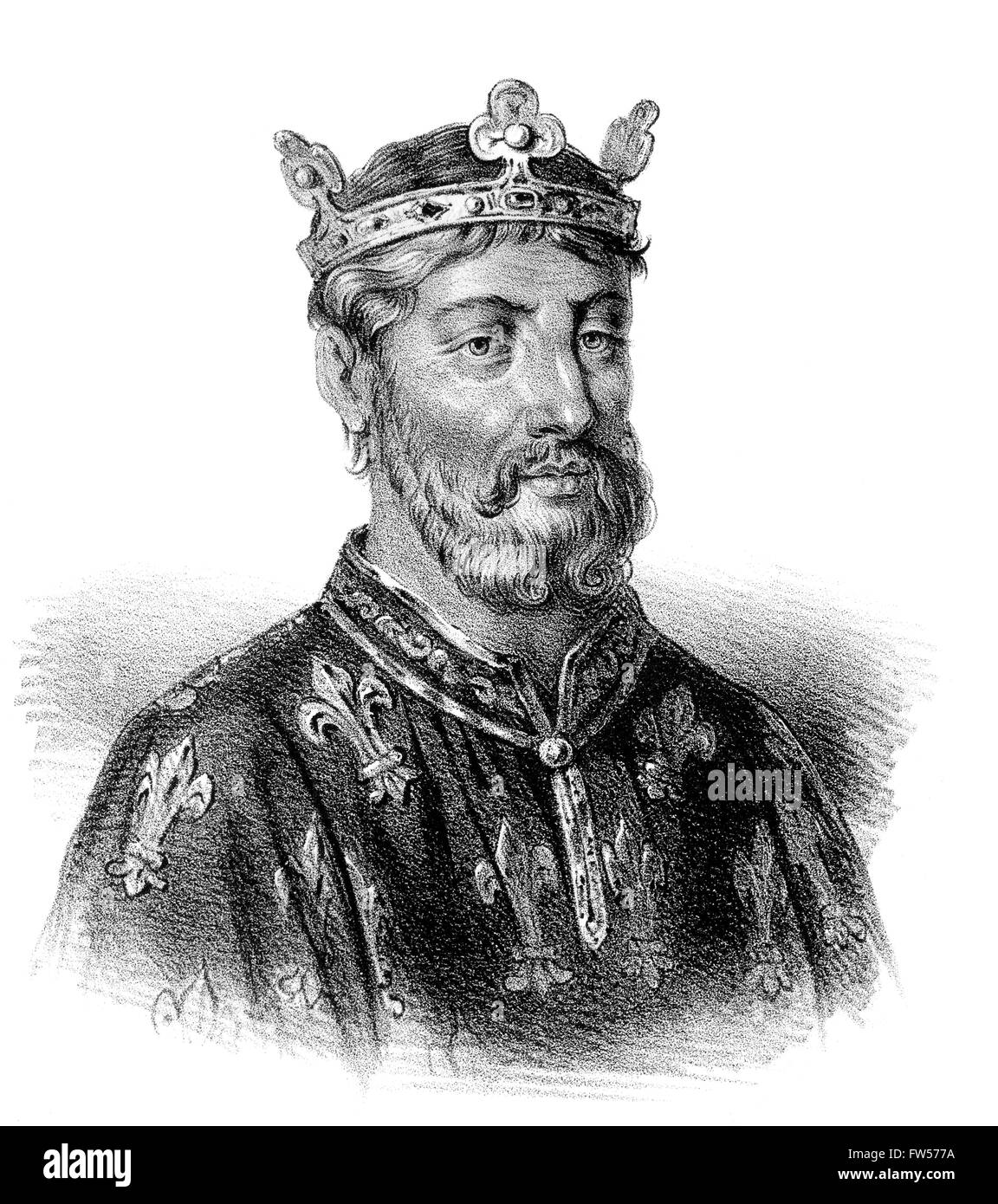 Louis IV, c. 920-954, called d'Outremer or Transmarinus, King of ...